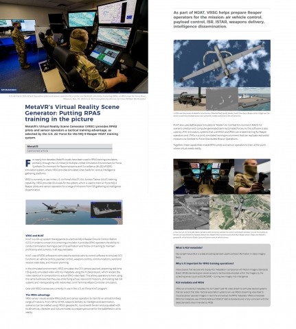 Shephard Military Training Issue 5 2021 | MVRsimulation